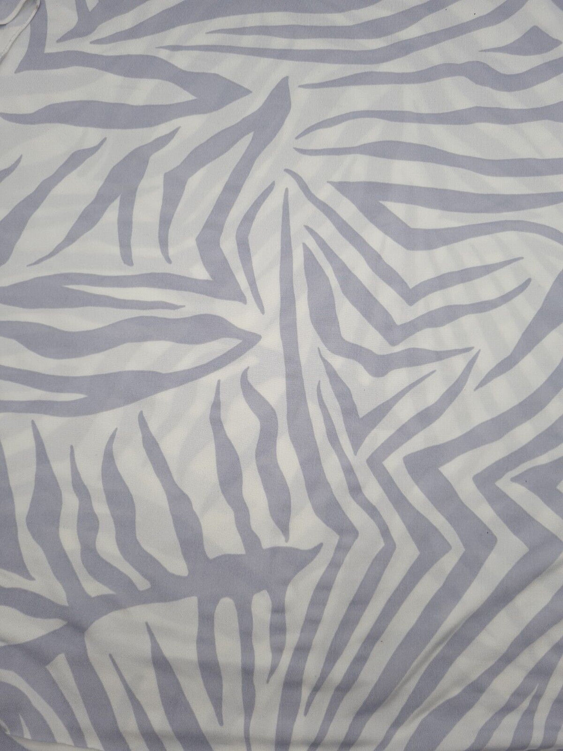 Light Grey Zebra Print Soft Touch Stretch Fabric – T9 Fabrics